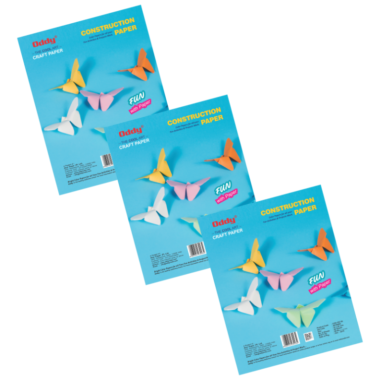 Oddy origami sheets (fluorescent paper), craft paper, activity paper ...