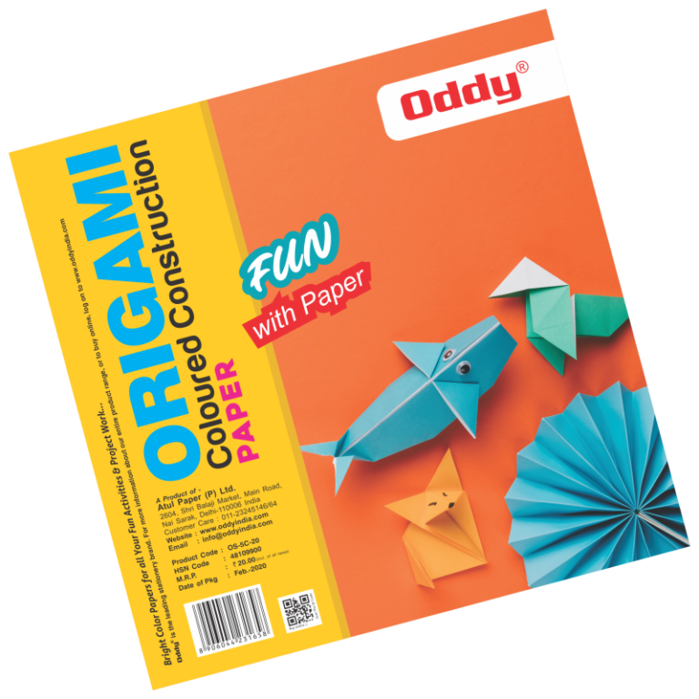 Oddy Origami Sheets (fluorescent paper), Craft Paper, Activity Paper ...